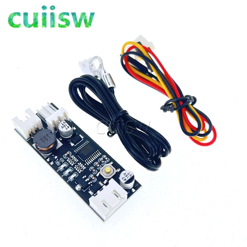 Single-12V-0-8A-DC-PWM-2-3-Wire-Fan-Temperature-Control-Speed ...