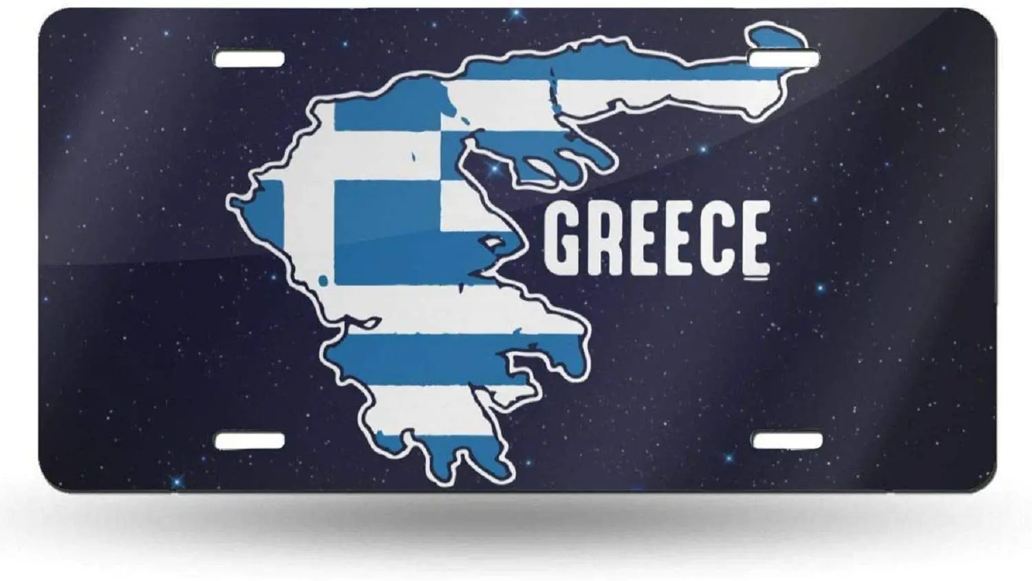 TTDECK-Greece-Map-Car-Tag-Decorative-Front-Plate-6-X-12-Aluminum-Metal ...