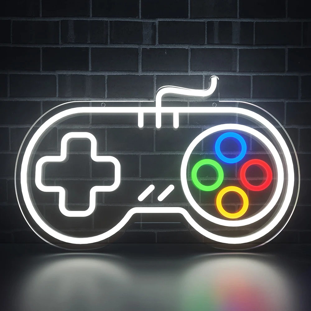 Game-Shaped-Neon-Signs-Neon-Lights-Wall-Decor-Gaming-Room-Decoration ...