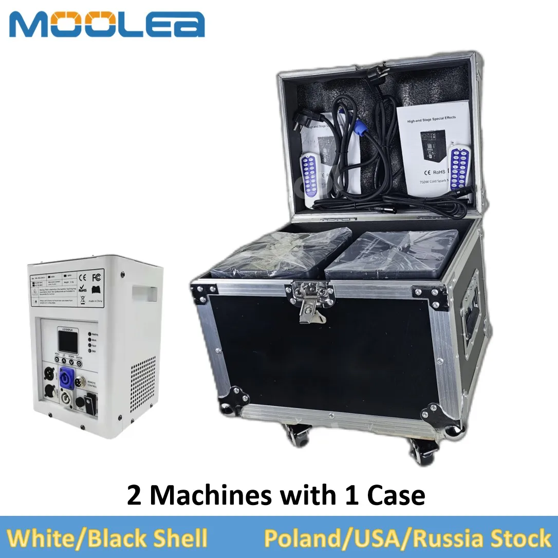 1-10PCS-750W-Cold-Sparks-Machine-Flightcase-Ti-Powder-600w-Sparkler ...