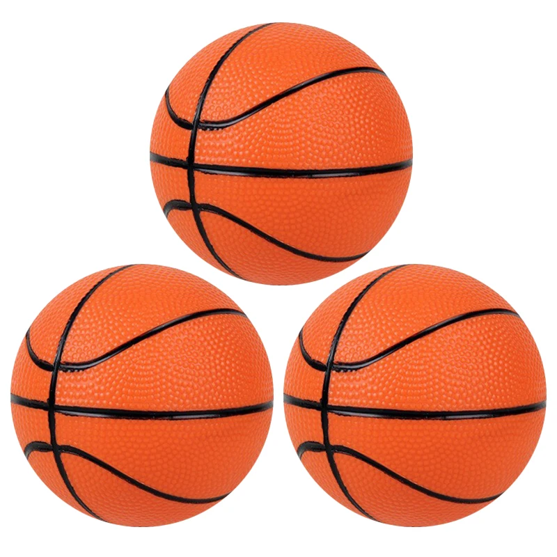 3PCS Mini Basketball Elastic Inflation Beach Ball Parent-Child Games ...