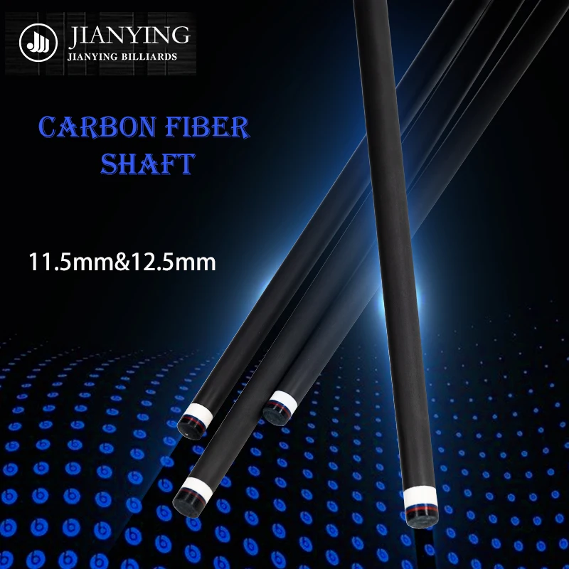 1 Piece YFEN Carbon Fiber Pool Cue Shaft 11.5mm/12.5mm Tip Size （Wavy ...