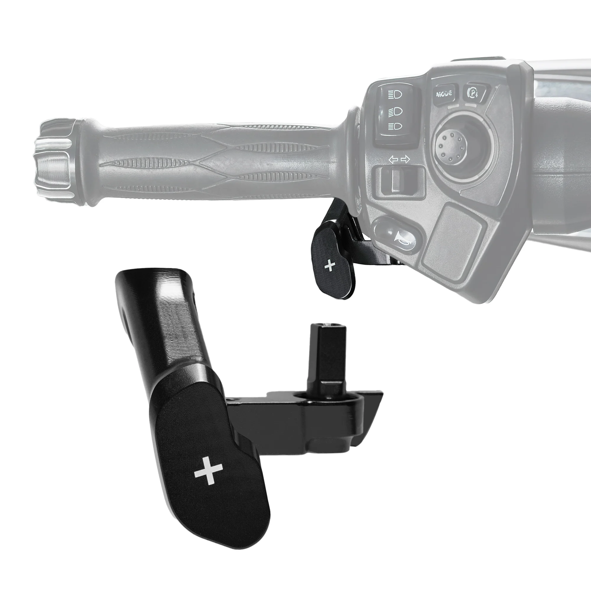 Motorcycle Aluminum Shifter Control Thumb Throttle Lever Thumb-Tap for ...