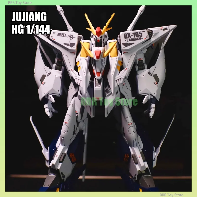 Em estoque jujiang hg 1/144 RX-105 xi kit de modelo de montagem coleção ...
