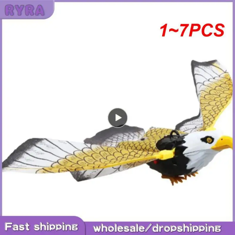 1-7PCS-Fake-Flying-Hawk-Decoy-Bird-Deterrent-Devices-Scare-Birds-Away ...