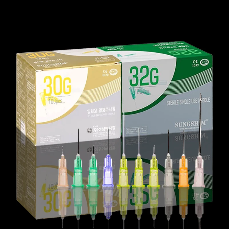Super QUality 100pcs/box Small Painless Disposable Needle Small ...