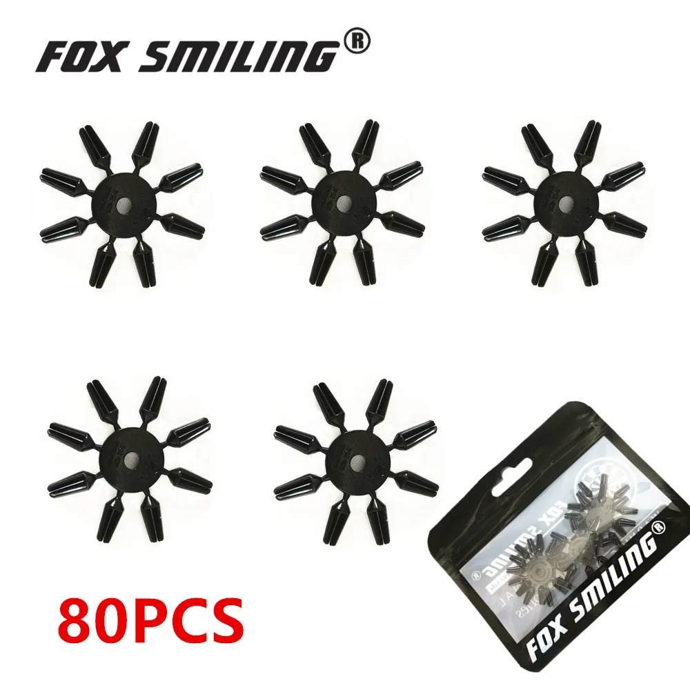 Fox Smiling 80PCS Nylon Dart Flights Wings Protector Tail Savers ...