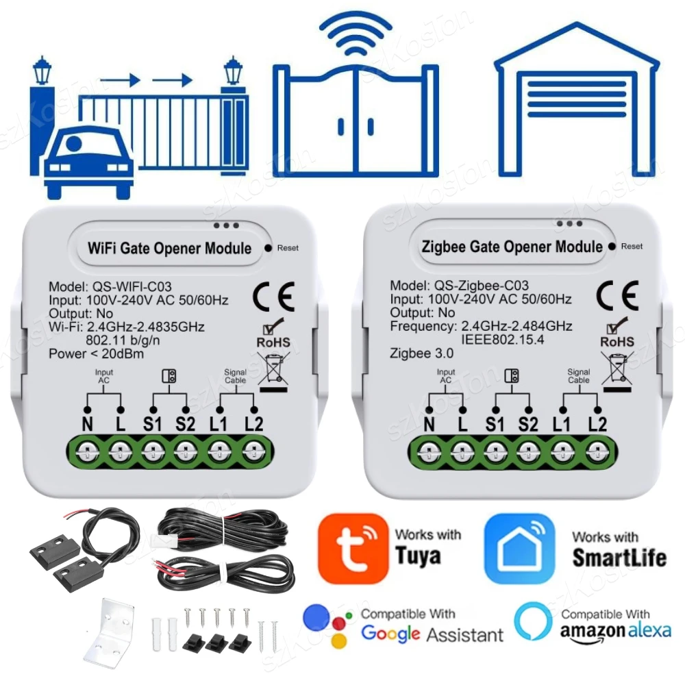 Tuya-Smart-Garage-Controller-Opener-WiFi-Zigbee-Universal-Garage-Door ...