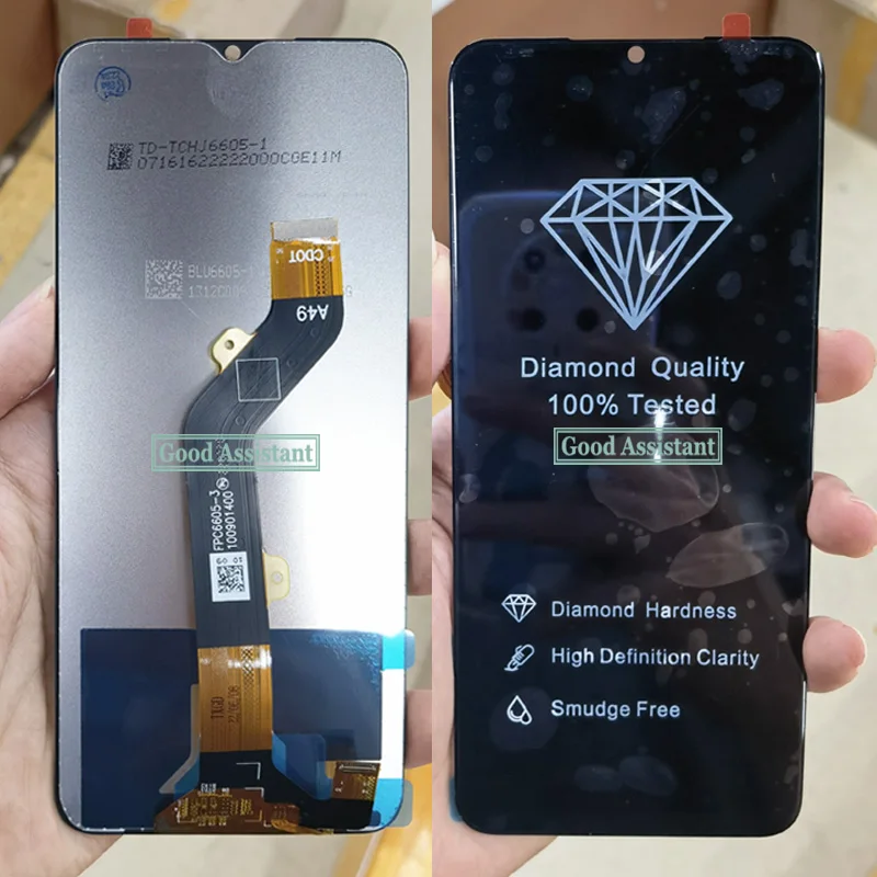 100% Perfect Repair Black 6.6 inch For Itel A49 A661L A58 A58 PRO ...