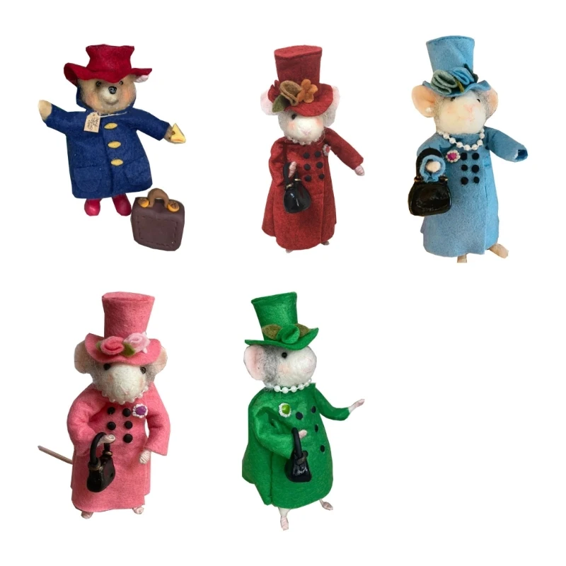 Felt Mouse Decoration Christmas | Christmas Decorations Queen - Party ...