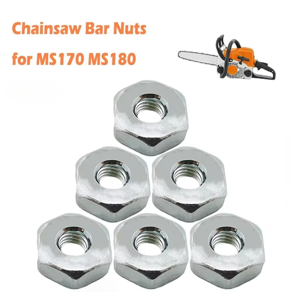 6pcs M8 Screw Nut for Stihl MS170 MS180 MS211 MS231 MS251 MS271 MS291 ...