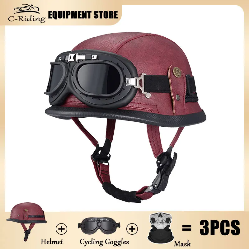 Vintage Motorcycle Helmets New