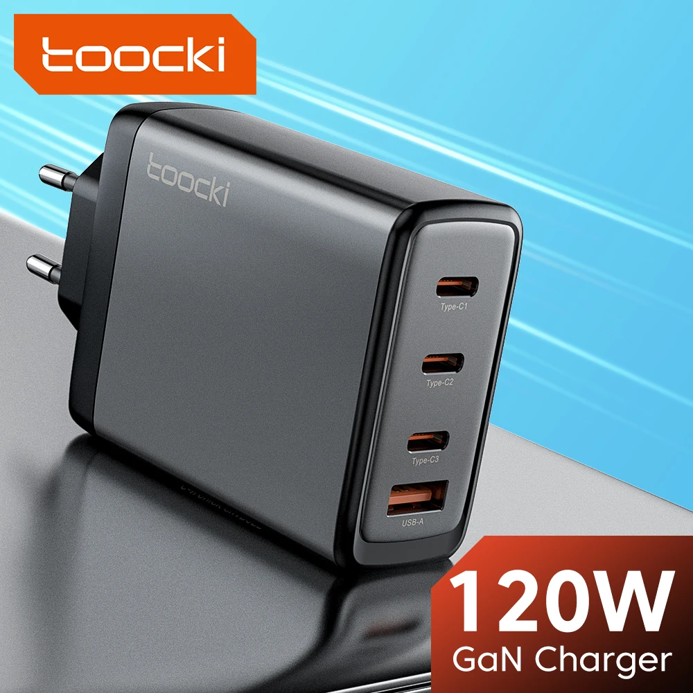 Toocki-120W-GaN-Charger-PPS-Quick-Charge-4-0-PD3-0-Fast-Charging-USB ...