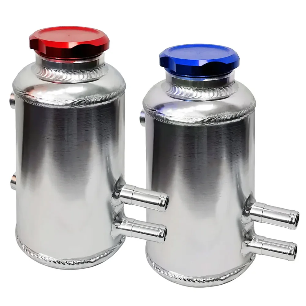 Car Fuel Cell Surge Tank Power Steering Oil Catch Can Tank Universal ...