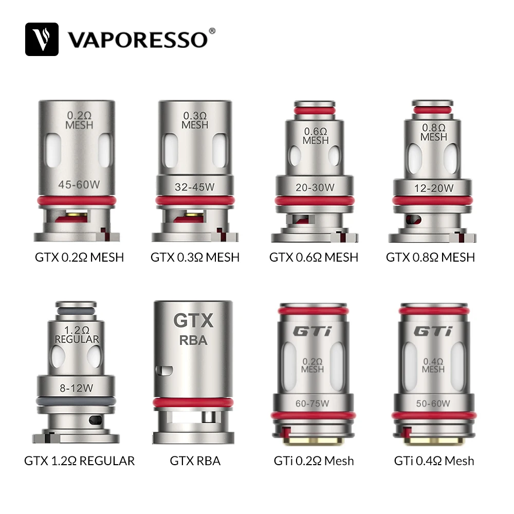 Originale Vaporesso GTX Coil GTi Coil atomizzatore Core per PM80 LUXE80 ...