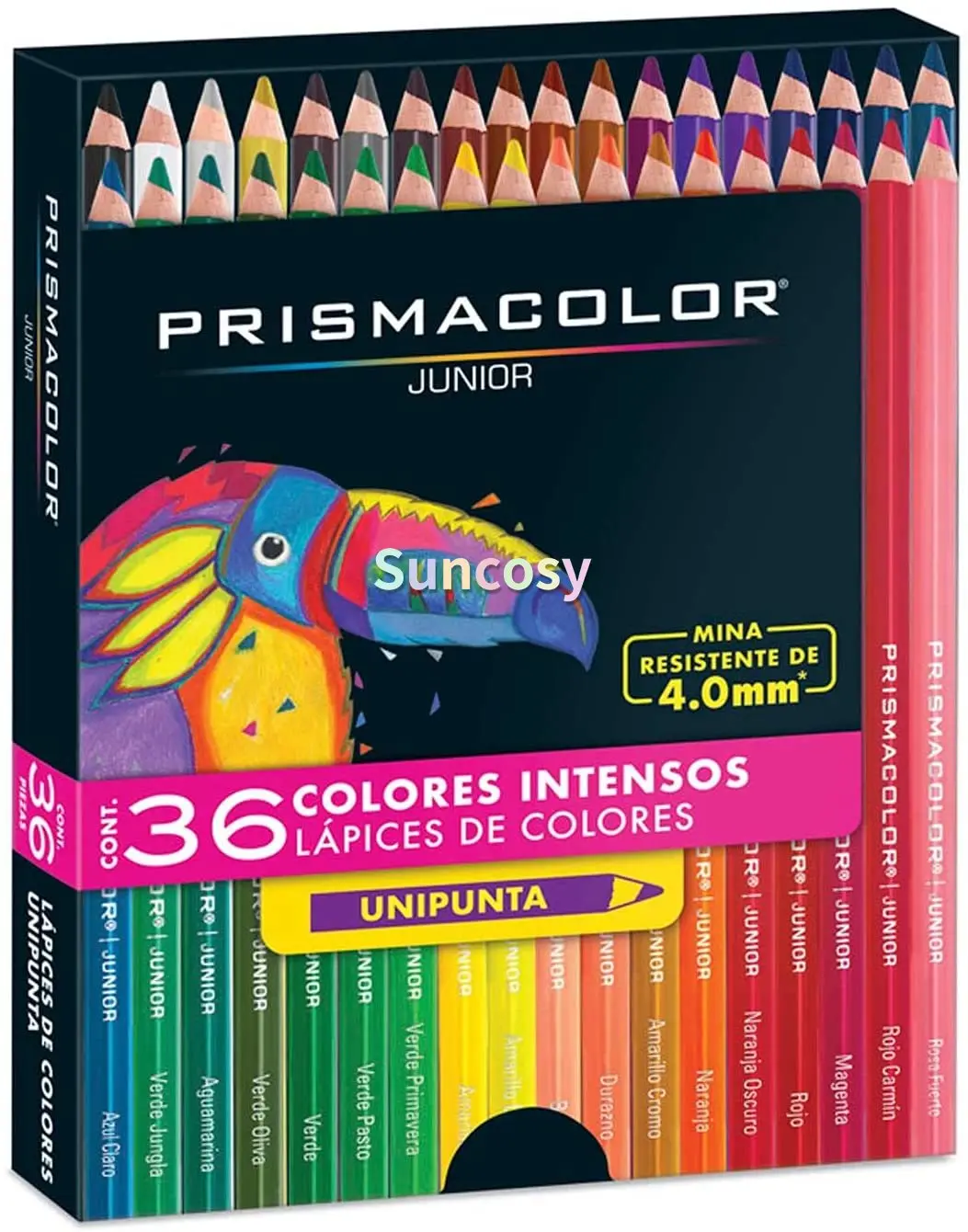 Prismacolor Colored Pencils Set, Pack of 36,Junior 4.0mm,Prismacolor ...