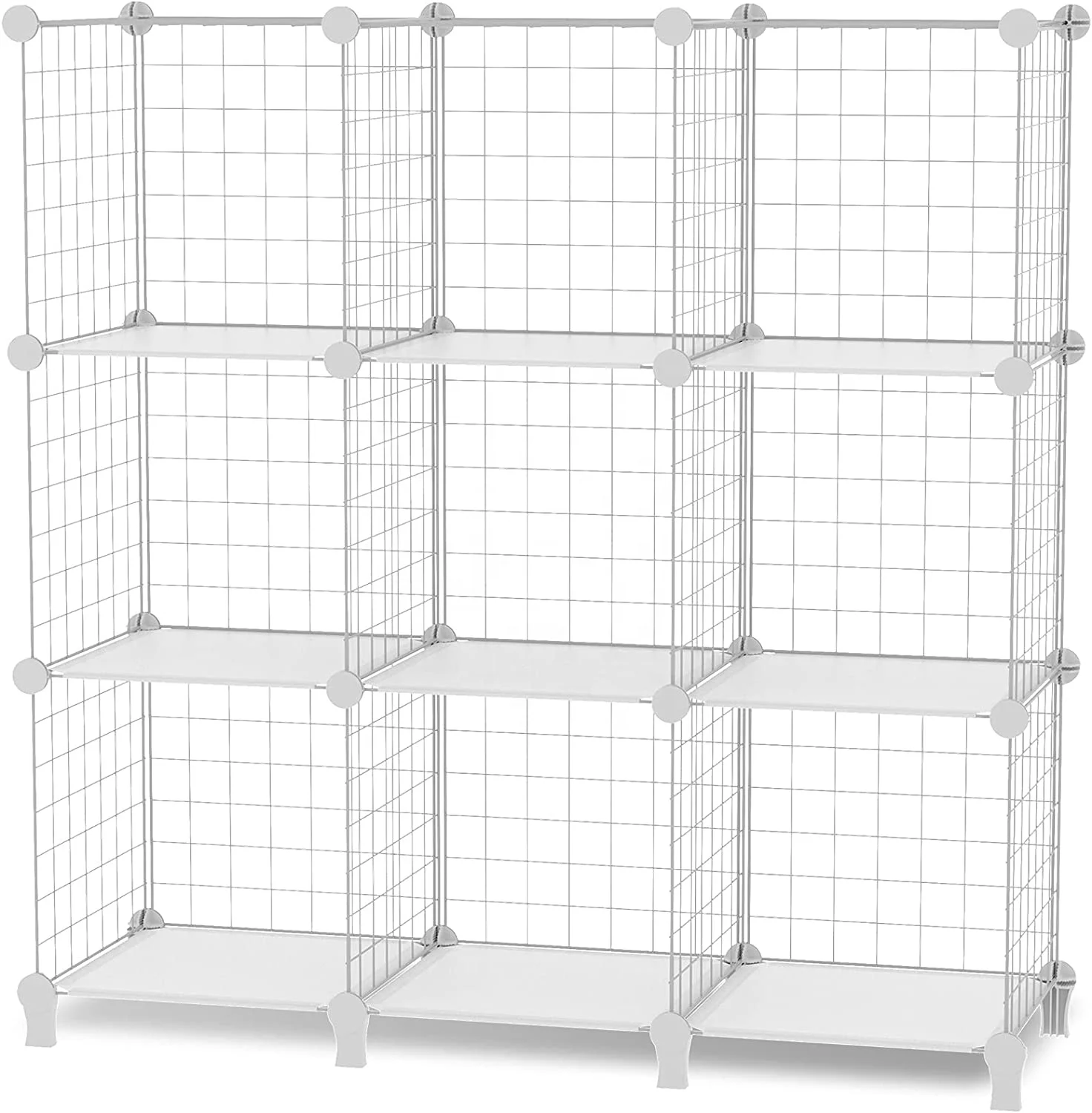 Closet Organizer Stackable Storage Boxes DIY Storage Squares Modular ...