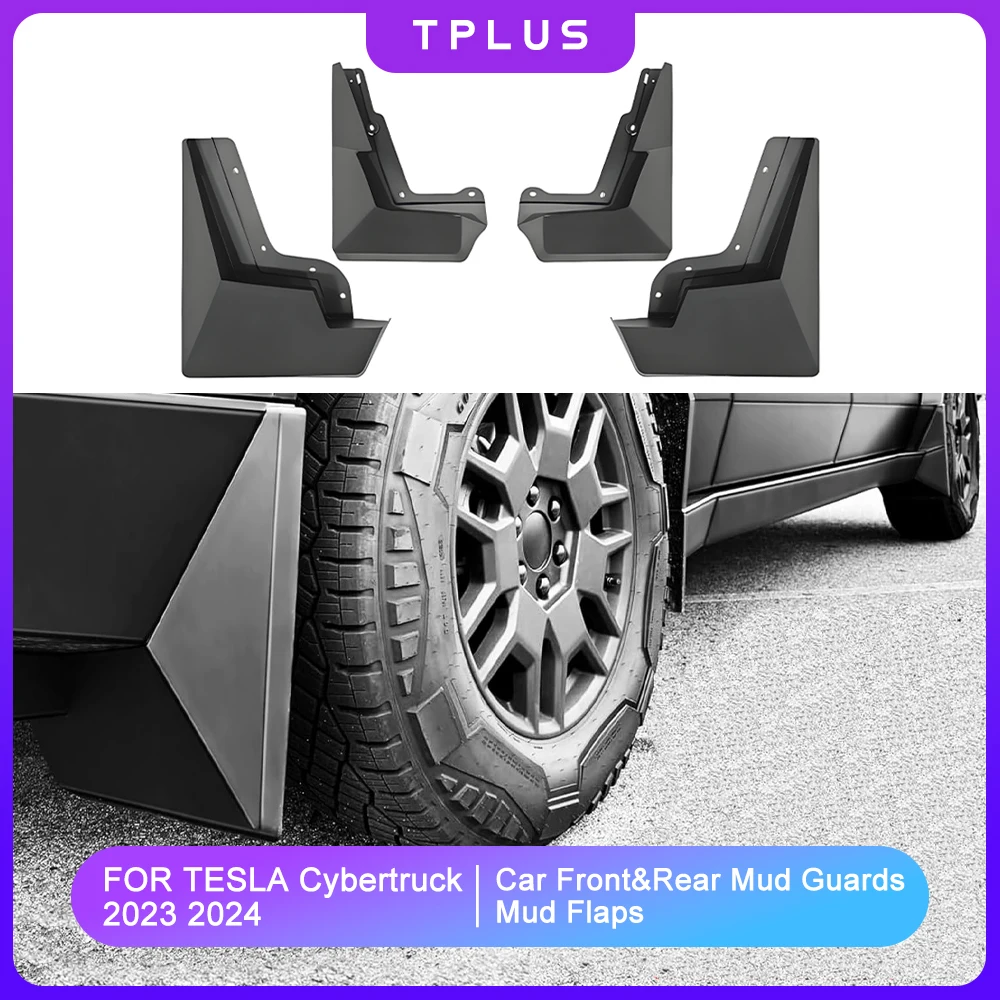 4Pcs-Mud-Flaps-For-Tesla-Cybertruck-2023-2024-Mudguards-Splash-Guards ...