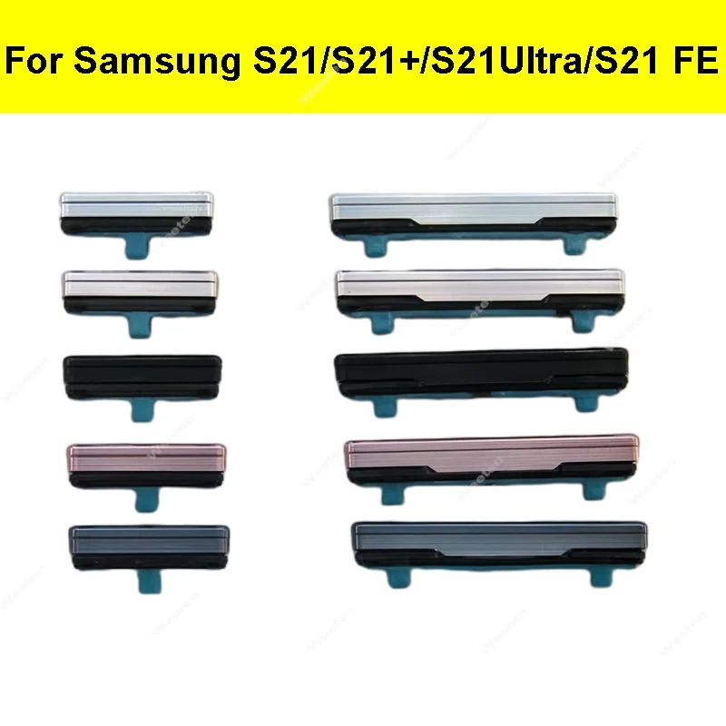 1Set(2pcs) Volume Power On Off Side Button For Samsung Galaxy S21 S21 ...