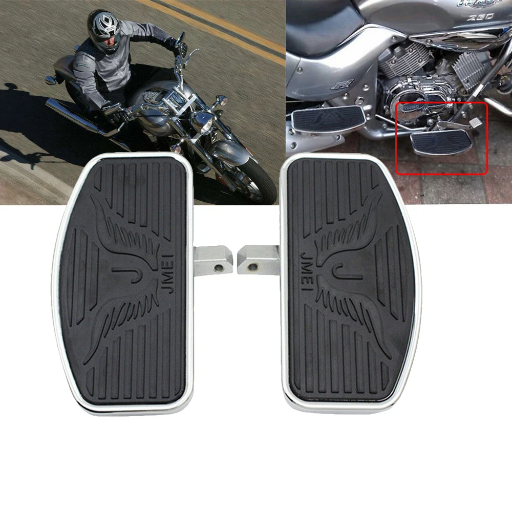 Motorcycle Front Rear Driver Passenger Footrests Foot Pegs Floorboards ...