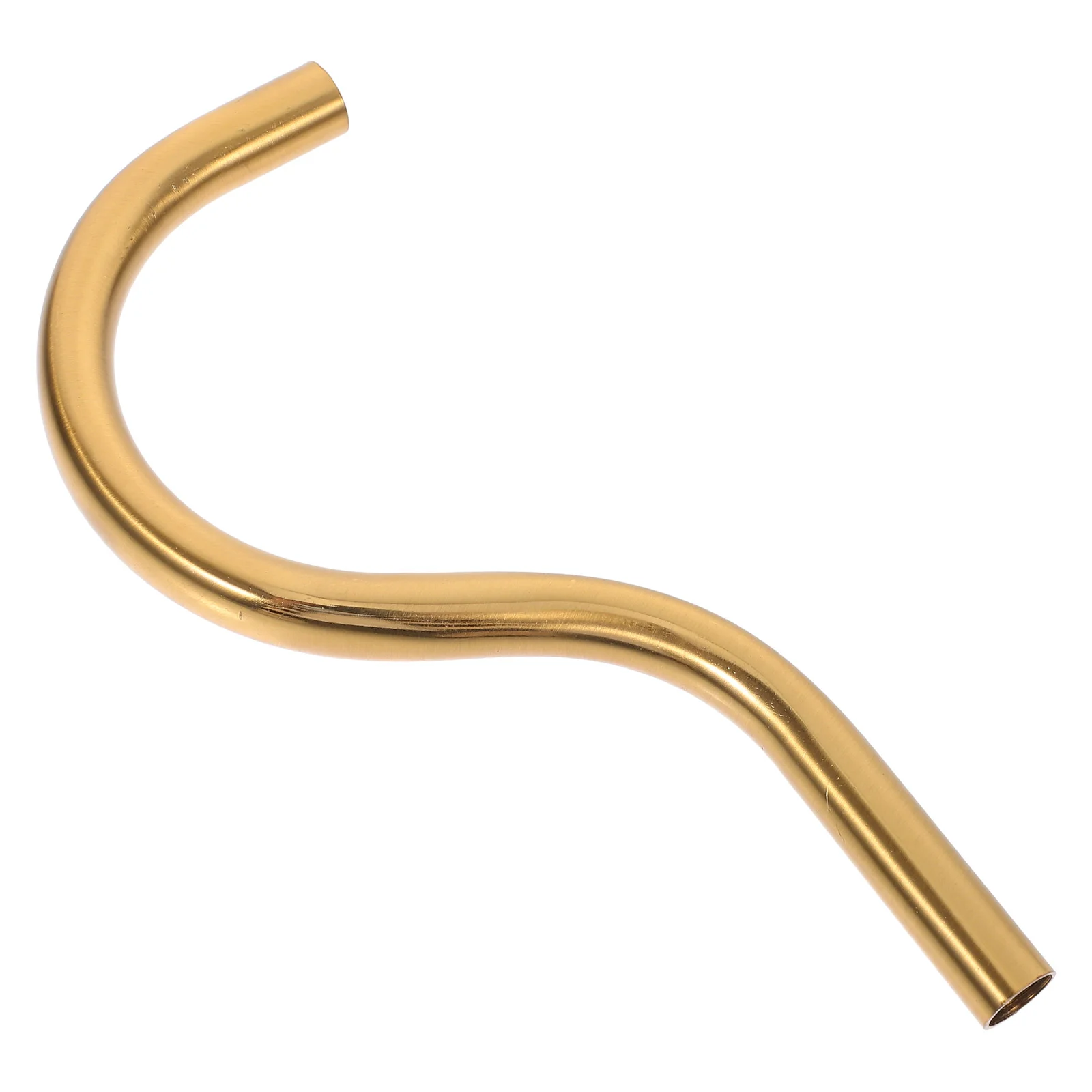 Black Iron Bending Pipe Wall Lamp Arm Extension Tube Threaded Support ...