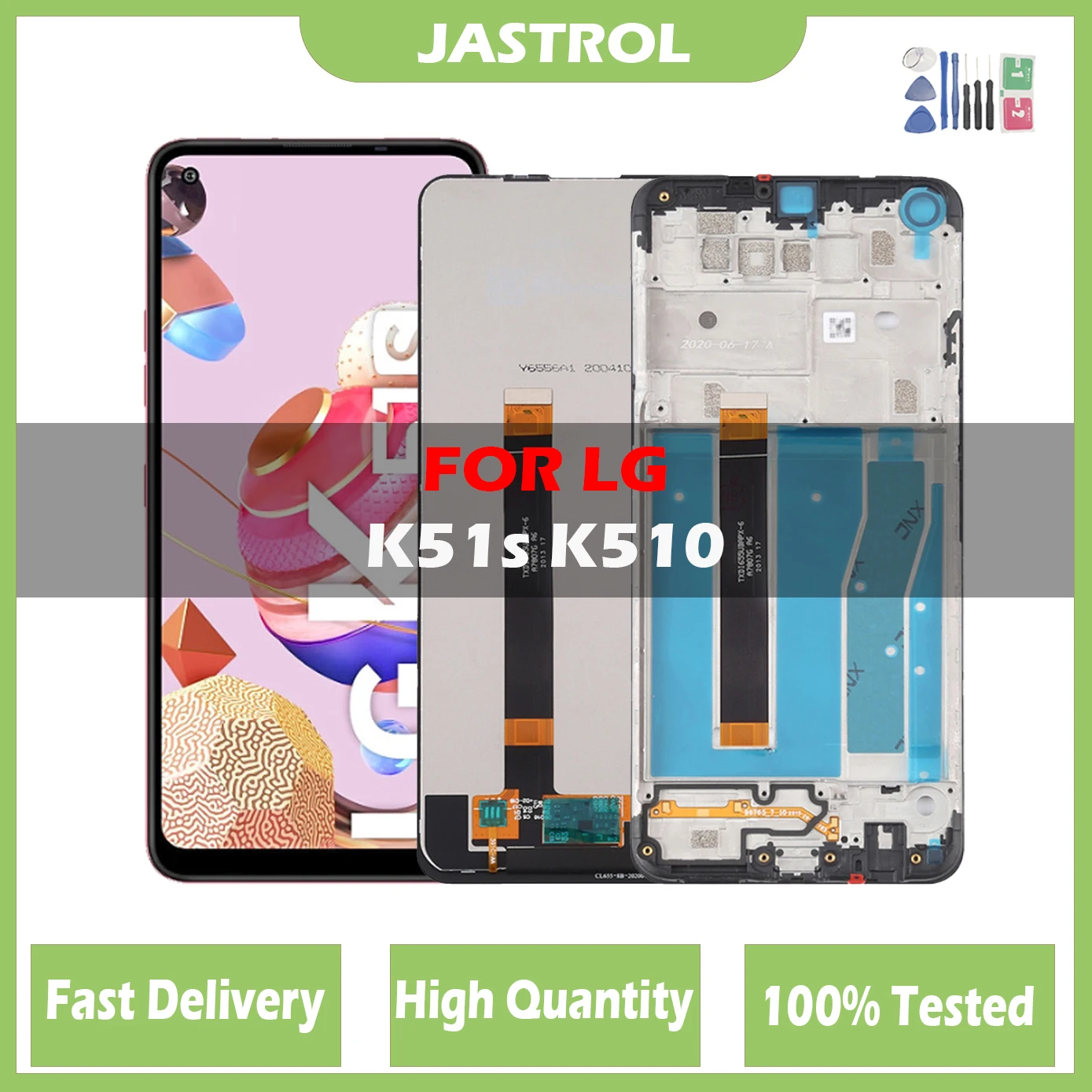 Tela-LCD-para-lg-k51s-k51-s-lmk510emw-lm-k510emw-lm-k510-tela-sens-vel ...