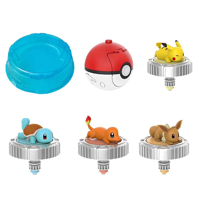 Pokemon-Spinning-Top-Elf-Ball-Toy-Set-Tokyo-ara-Tomy-Pikachu-Salam-che ...