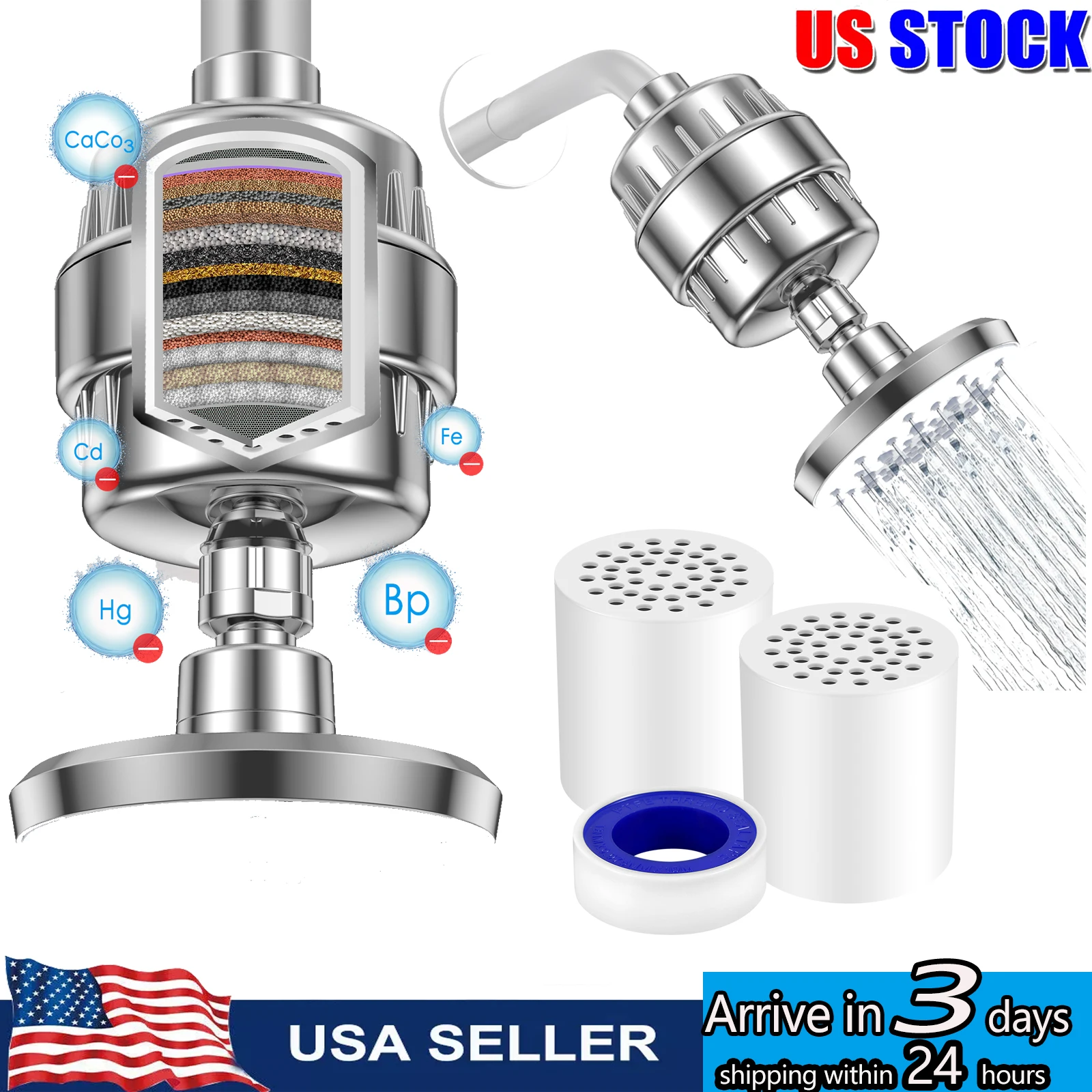 Shower-Head-Shower-Filter-Combo-High-Pressure-Rain-Shower-Heads-Filter ...