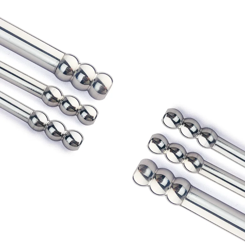 Tapones para el pene de acero inoxidable para hombres y mujeres, varilla hueca de ojo de caballo ...