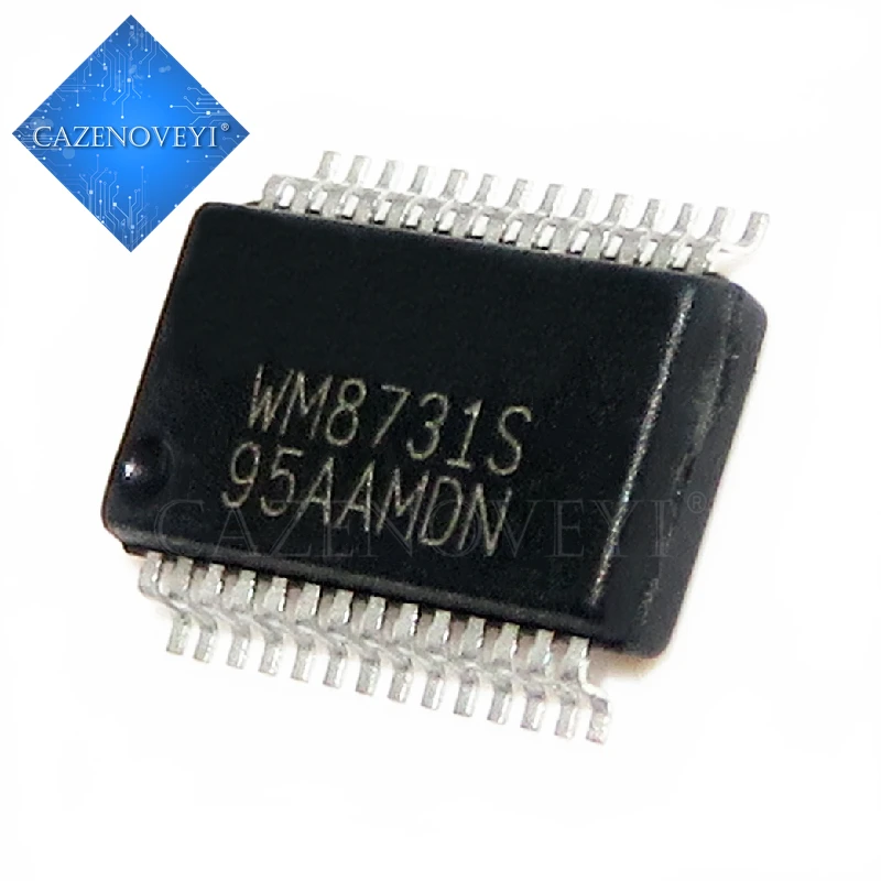 1 adet/grup WM8731SEDS WM8731S WM8731 WM8740SEDS WM8740 SSOP-28 stok ...