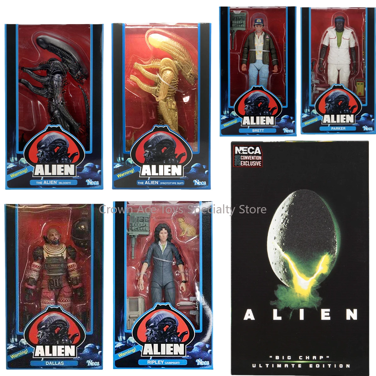 NECA-Alien-serie-40-aniversario-Ellen-Ripley-Concept-Xenomorph-Dallas ...