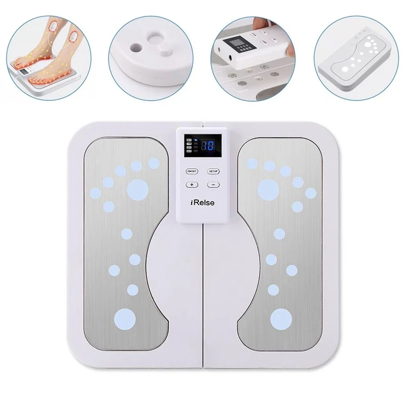 Electric EMS & TENS Foot Massager Circulation Foot Stimulator Improves ...