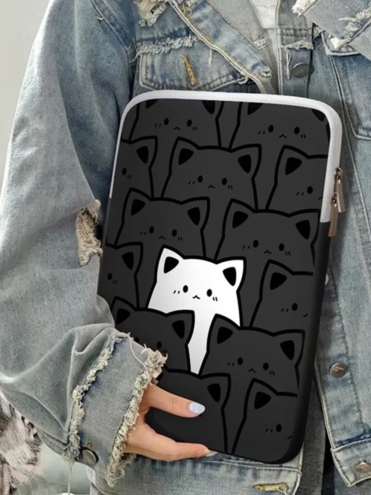 Ins Cute Cat Laptop Sleeve MacBook Air 13 Case Notebook Bag Carrying ...
