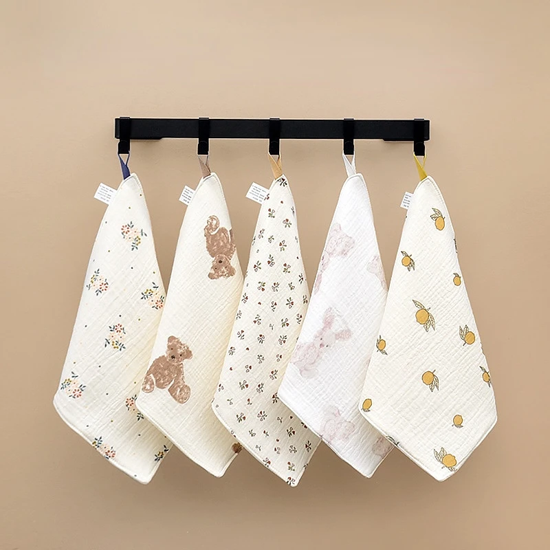 Baby-Towel-Washcloth-Muslin-Cotton-Bibs-Burp-Cloths-New-Born ...