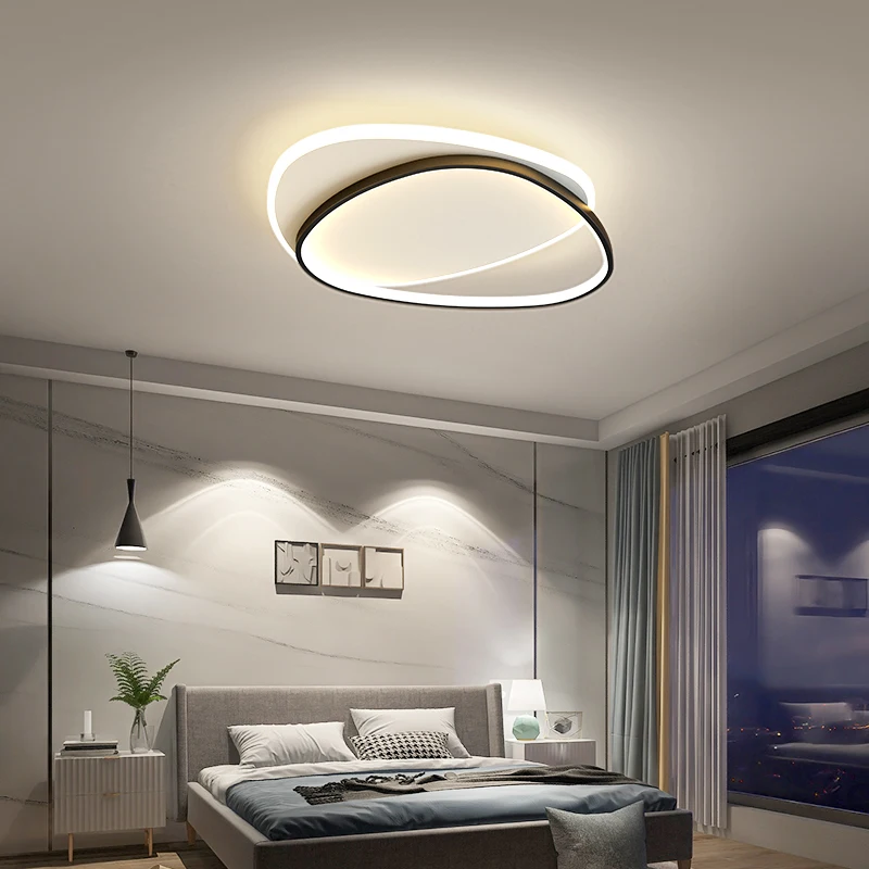 Modern-Simple-Ceiling-light-LED-Chandeliers-Lights-Dimming-Luminaire ...