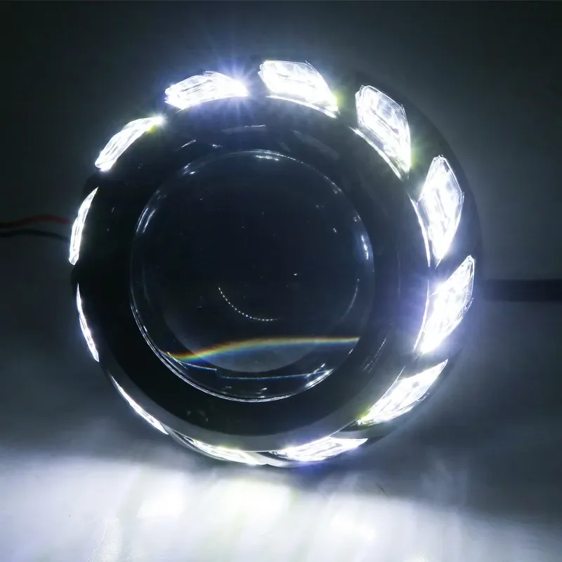 SANVI-3-Inch-Led-Angel-Eyes-Shrouds-Cover-Halo-Light-for-Hid-Projector ...