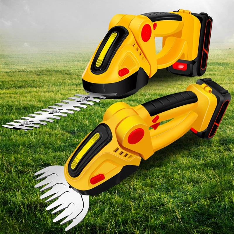 Cordless-El-trica-Hedge-Trimmer-Recarreg-vel-Handheld-Household-Arbusto ...