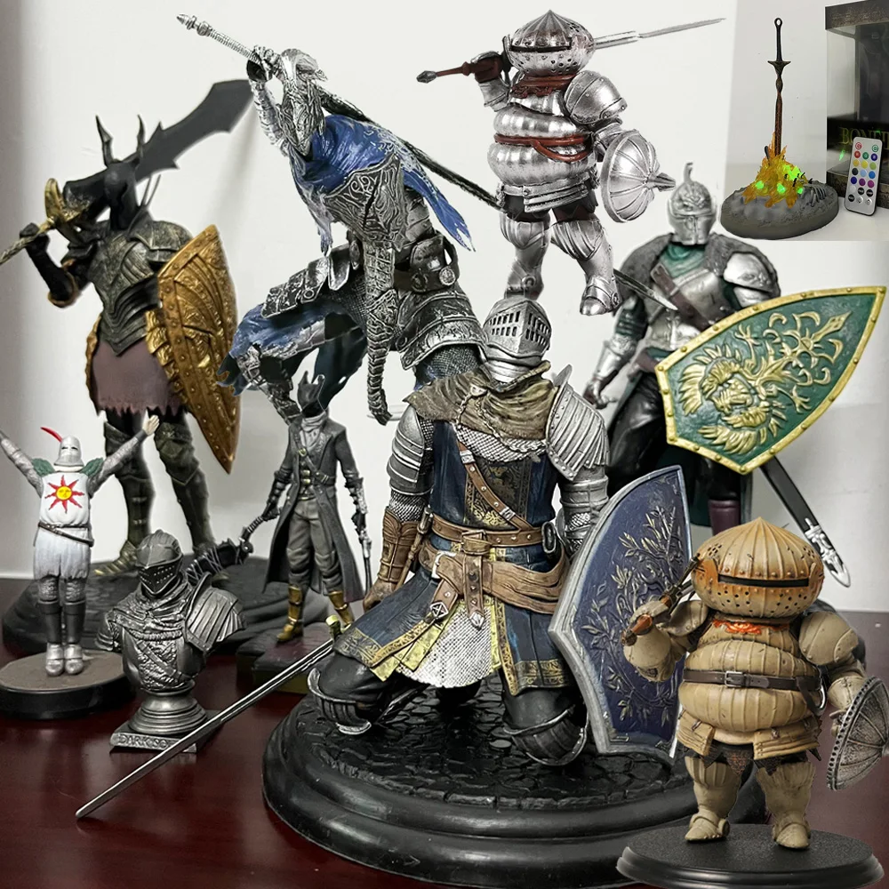 Dark Souls Figure Siegmeyer Black Knight Faraam Artorias Bonfire Led ...