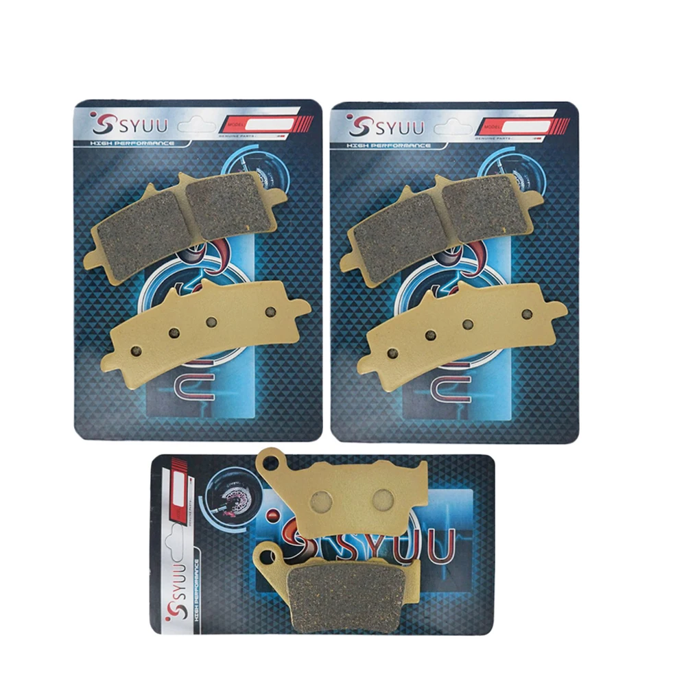 Motorcycle Copper Semi Metal Front and Rear Brake Pads Brakes for ...