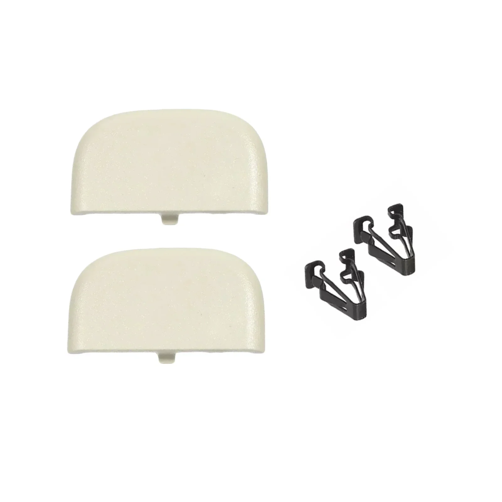 2pcs Beige grey Car Sun Visor Cap Clip DS7Z4273AA For Ford For Fusion ...