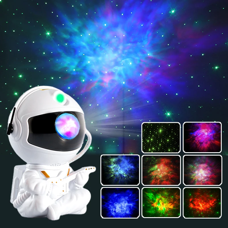 Galaxy Starry Sky Projector Led Night Light Astronaut Lamp Star Light ...