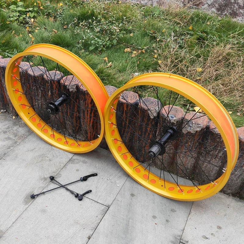 Kalosse-Aluminum-Alloy-Snow-Bicycle-Wheel-2-Bearings-Hubs-135mm-190mm ...