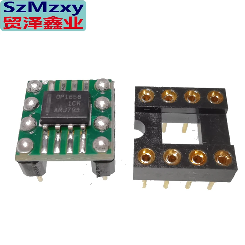 OPA1656 + DIP8 Connector OP1656 Op Amp Ultra Low Noise Low Distortion ...