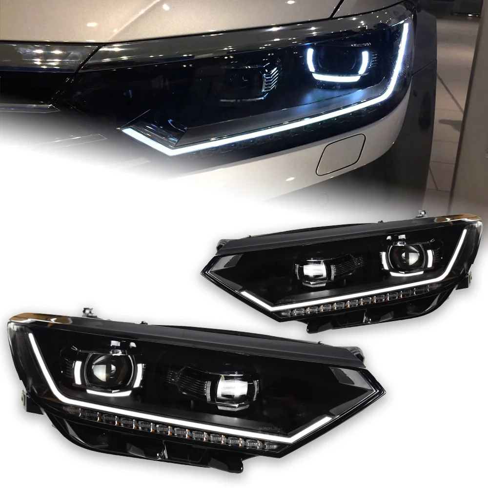 AKD-Car-Lights-for-VW-Passat-B8-LED-Headlight-Projector-Lens-2016-2019 ...