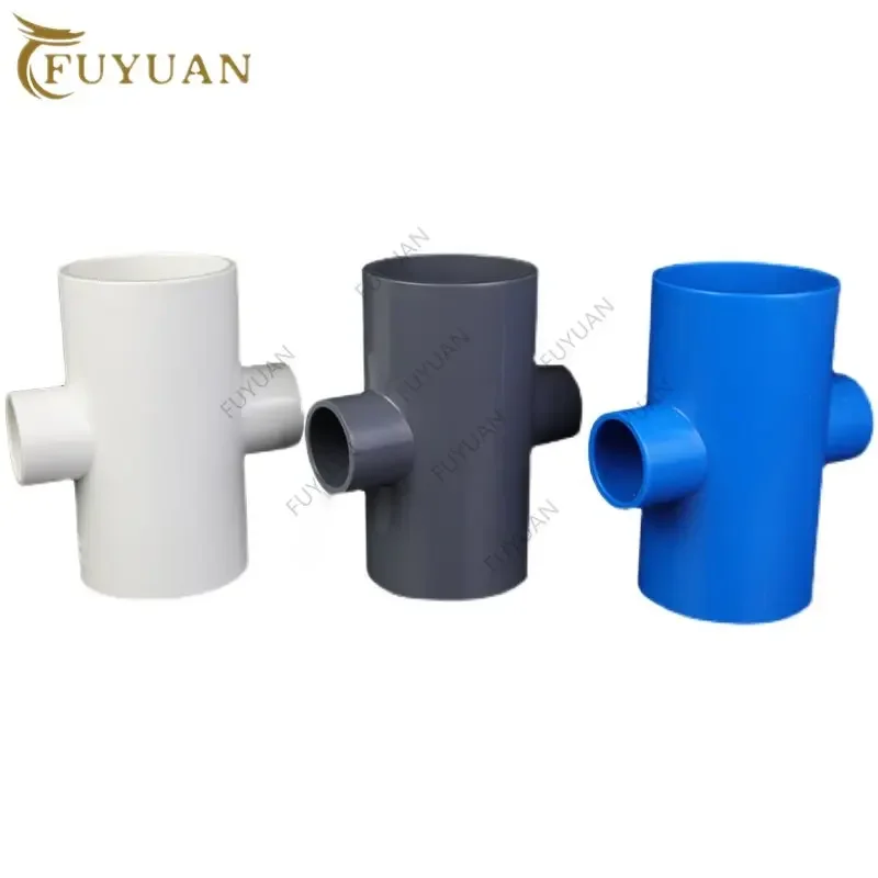 PVC Reducing diameter Water Pipe Joints 20/25/32/40/50mm Pipe Cross ...