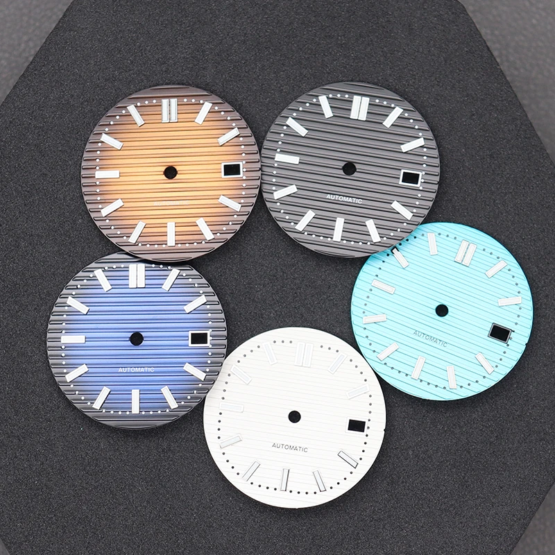 30.8mm NH35 Dial C3 Luminous Accessory Parts For Modified Nautilus ...