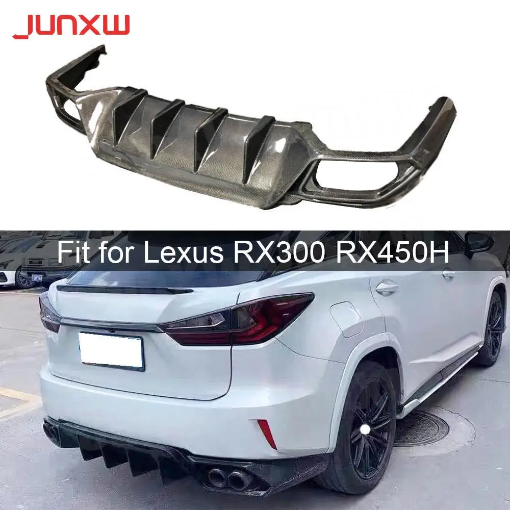 Carbon-Fiber-Rear-Bumper-Lip-Diffuser-Spoiler-FRP-Prime-Extension ...