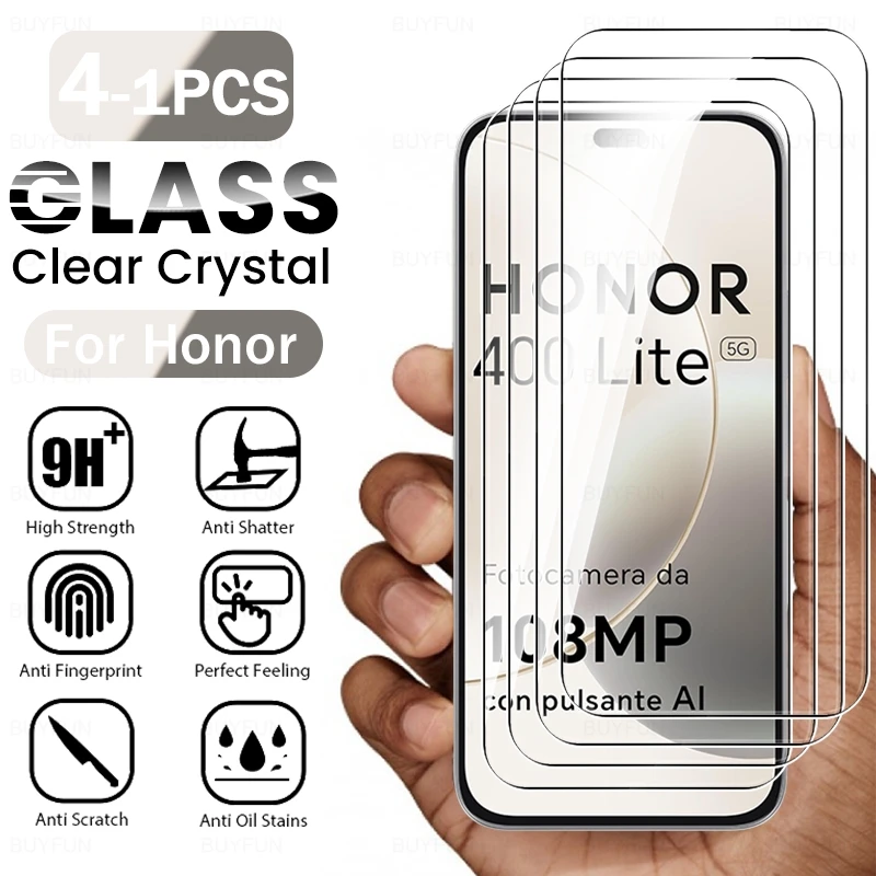 Premium Clear Crystal Case with 9H Tempered Glass Screen Protector for ...