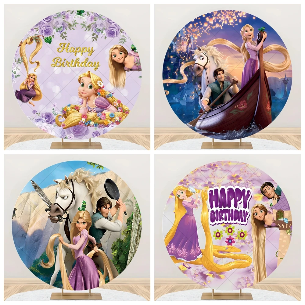 Emaranhado-rapunzel-redondo-foto-pano-de-fundo-dos-desenhos-animados ...