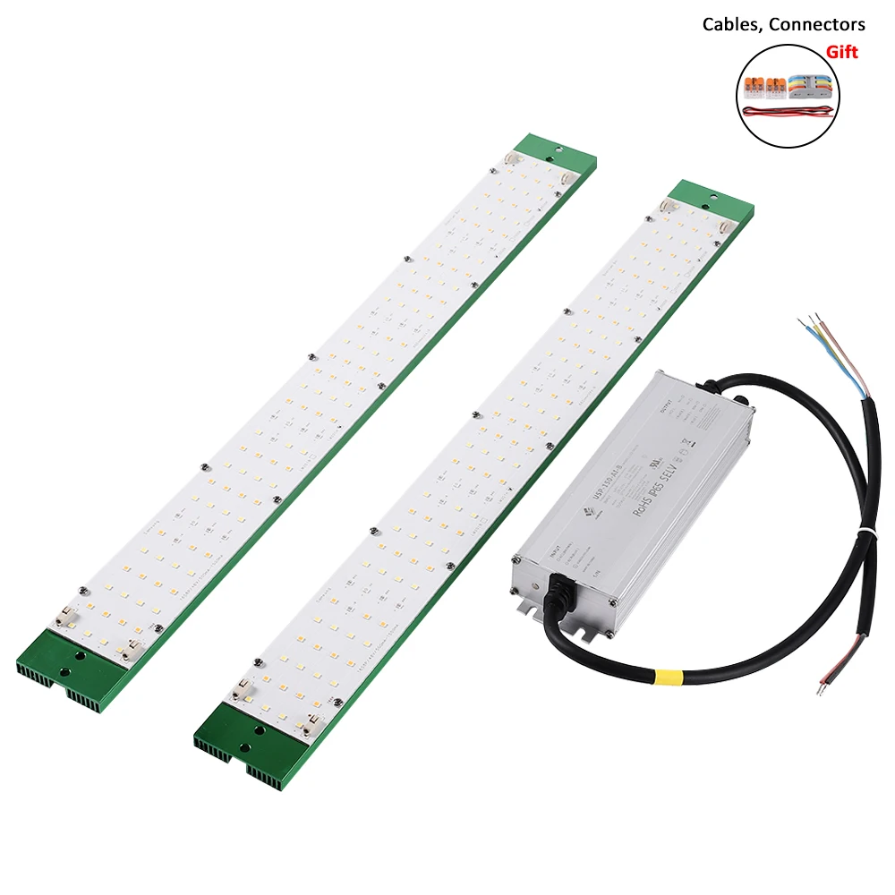 2-Pieces-60W-Samsung-Quantum-led-light-Bars-LM301H-Board-510MM-Grow ...
